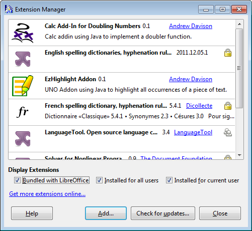 Chapter 47 Calc Add ins LibreOffice Programming